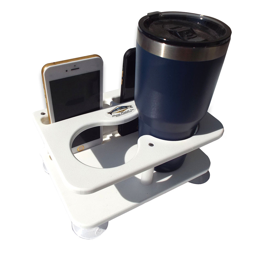 Deep Blue Marine Double DrinkBinocular2 Cell Phones wSuction Cups ...