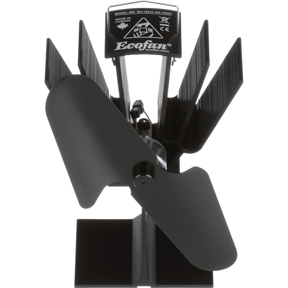 Ecofan by Caframo Original Heat Powered Stove Fan Black Blade 800CAXBX ...